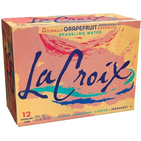 La Croix Sparkling Water Grapefruit 12-Pk Cans | Goody Goody Liquor