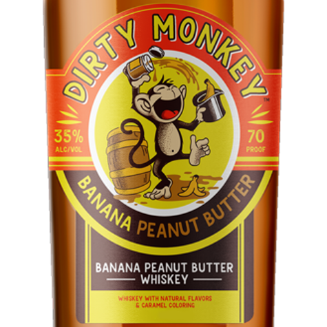 Dirty Monkey Banana Peanut Butter Whiskey | Goody Goody Liquor